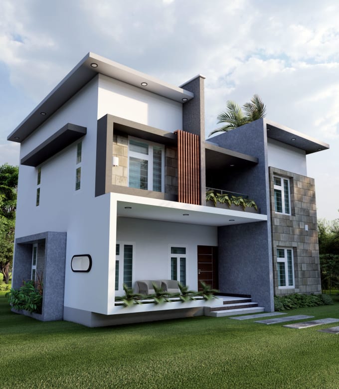 Design and render 3d models for exterior by Harigovindrb | Fiverr