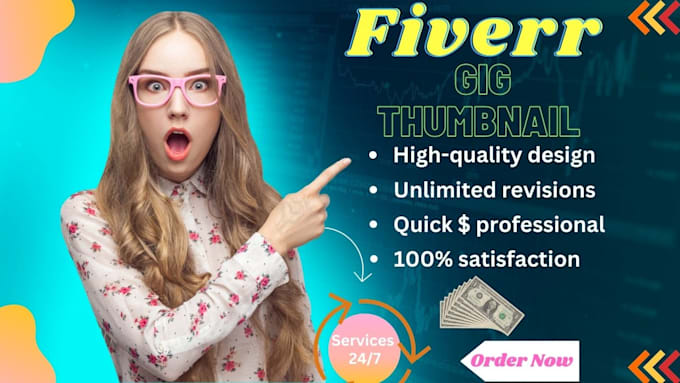 Design creative gig thumbnails in canva by Princeshahzada | Fiverr