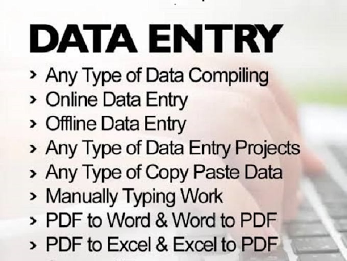 Do fastest data entry in one day , internet research by Saksham8832 ...