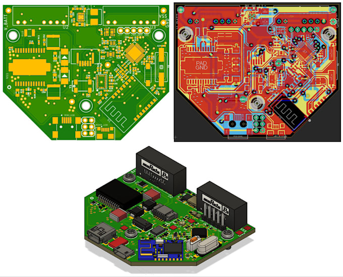 Design professional schematic and pcb in altium or easy eda by ...