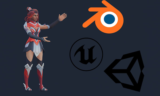 Rig your 3d character in blender for animation,unreal ,unity by ...