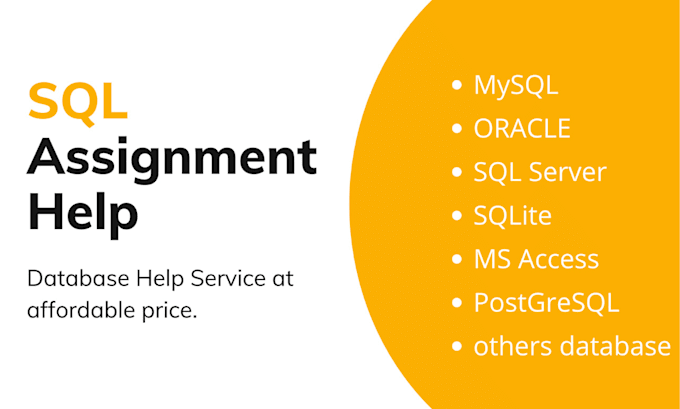Help students with database assignments by Faizanarshad__ | Fiverr