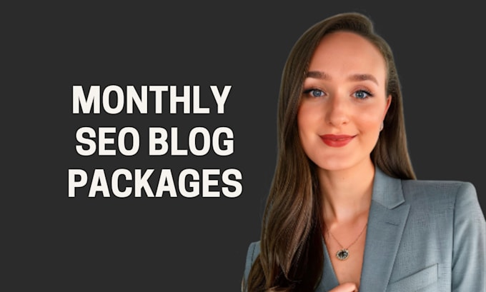 Write monthly seo blog articles by Rachelcjackson | Fiverr