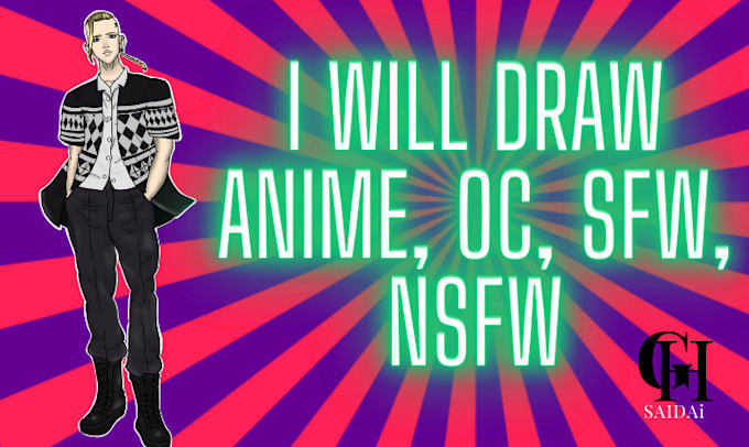 Draw Anime Oc Sfw Nsfw By Ghsaidai7 Fiverr
