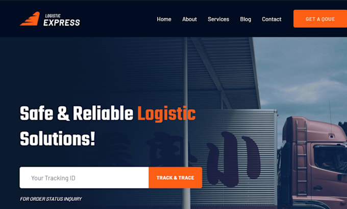 Build logistics website with booking features and online payment by Pro ...