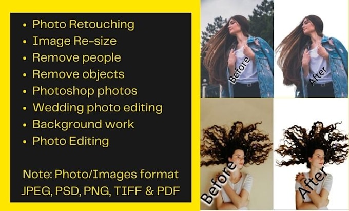 Remove objects, and people, and do photoshop editing fast by Sikander_39 | Fiverr