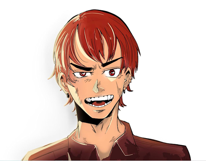 Do some colorisation , and manga portrait by Neiiluj | Fiverr