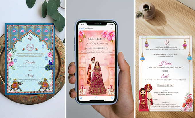 Design a beautiful and attractive invitation by Deepikashahi | Fiverr