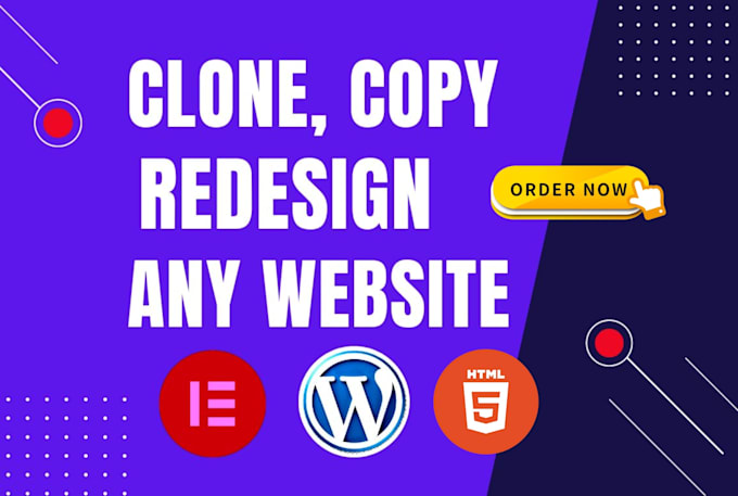 Design redesign copy clone website using elementor or html by Rahimtanjim | Fiverr