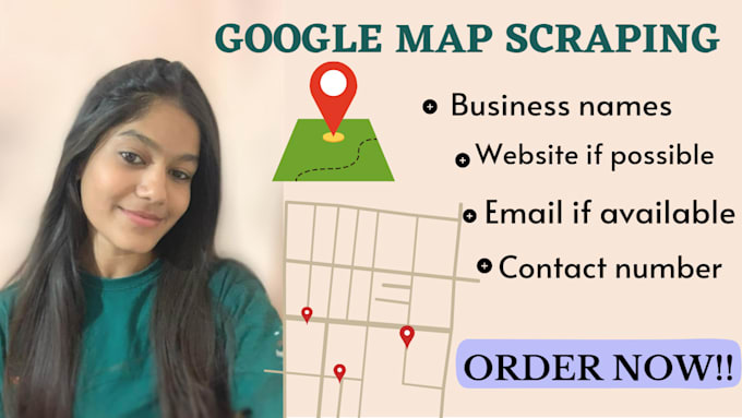Do google map scraping for business leads by Shanuchauhan13 | Fiverr