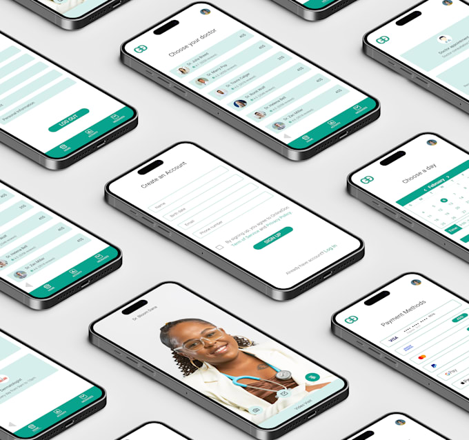 Do ui ix design for mobile app and website by Vitalinareb | Fiverr