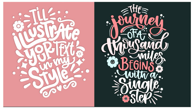 Illustrate your text in my hand lettering style by Mbarts17 | Fiverr