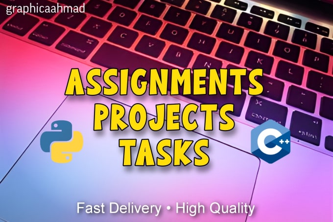 Code your assignments, tasks and projects by Graphicaahmad | Fiverr