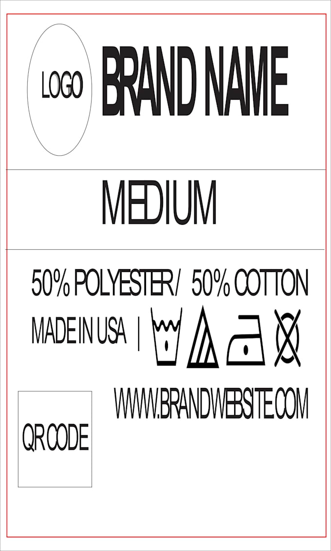 Create a hangtag, price tag, neck tag and clothing tag by Iqra411 | Fiverr