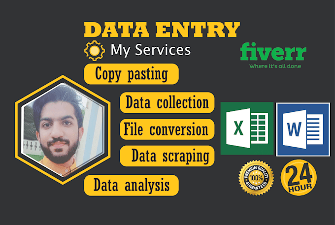 Entering data formatting using ms office by Umair8263 | Fiverr Entering data formatting using ms office by Umair8263 | Fiverr