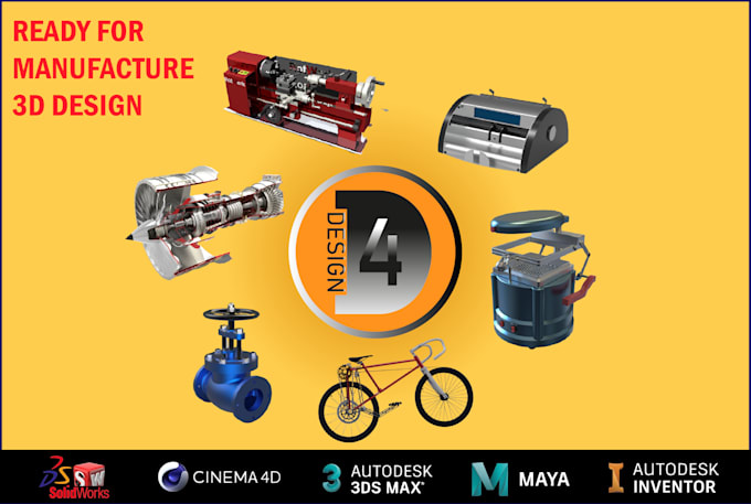 Do 3d cad design, rendering, ready for manufacturing design by ...