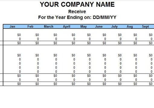 Give you the monthly income statement excel template by Richardandrews ...