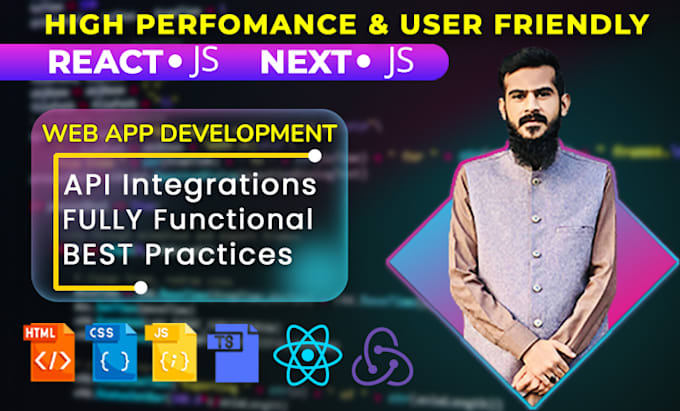 Be your react, next web application frontend developer by Rayahmad4 | Fiverr