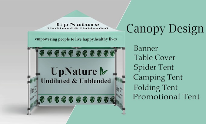 Design backdrop ,canopy tent and promotional tent, flag by Syedahiba312 ...