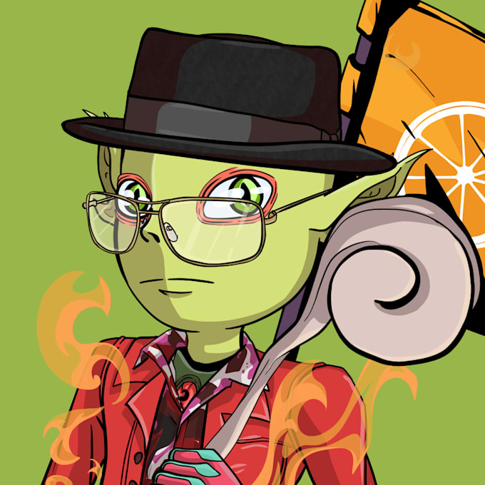 Draw professional nft drawings by Finrold | Fiverr