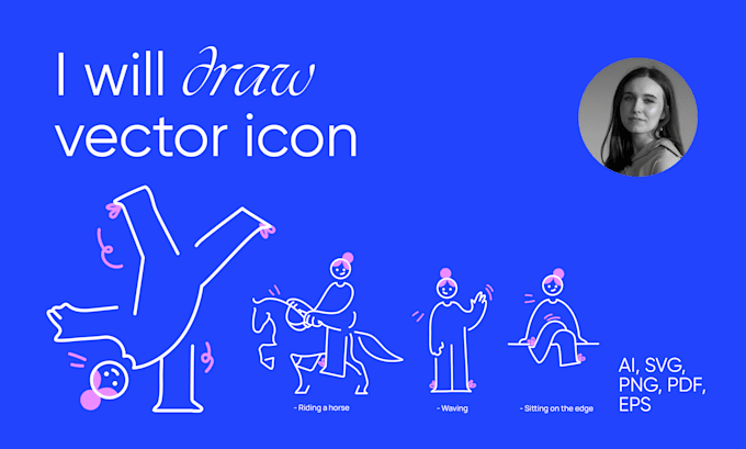 Draw website icons for you by Anastasyarosh | Fiverr