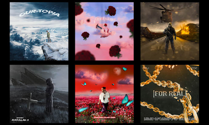 Design your album cover art or music artwork by Sandersiimp | Fiverr