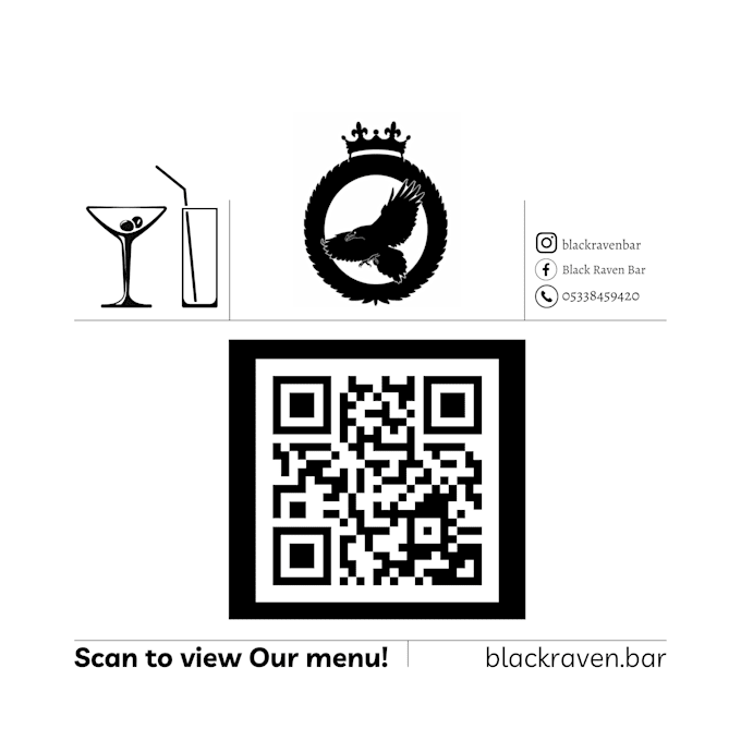 Design a professional qr code menu for you by Bekirmahsenoglu | Fiverr