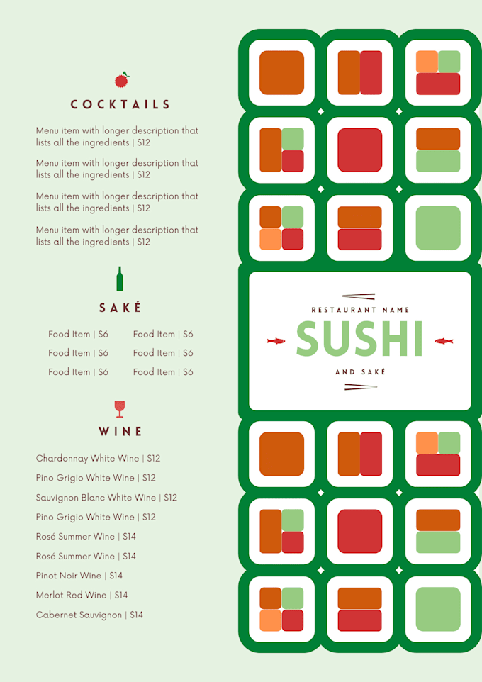 Do an impressive restaurant menu design by Moizakbar417 | Fiverr