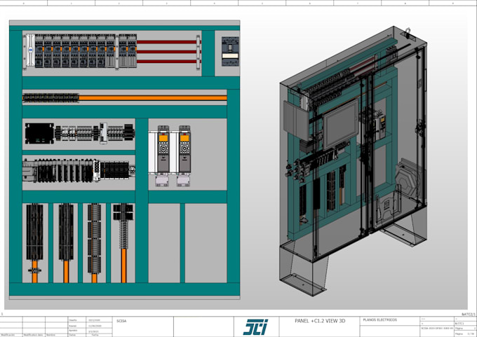 Design control and power panel drawing with eplan or autocad by ...