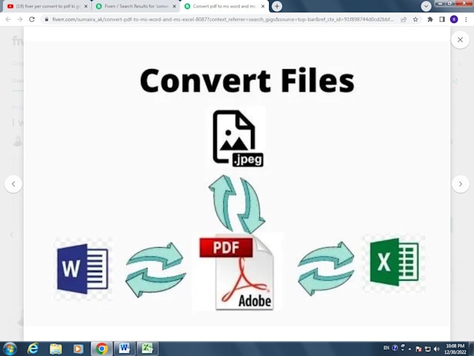 Convert pdf to ms word ms excel by Saadnaseemsiddi | Fiverr Convert pdf to ms word ms excel by Saadnaseemsiddi | Fiverr