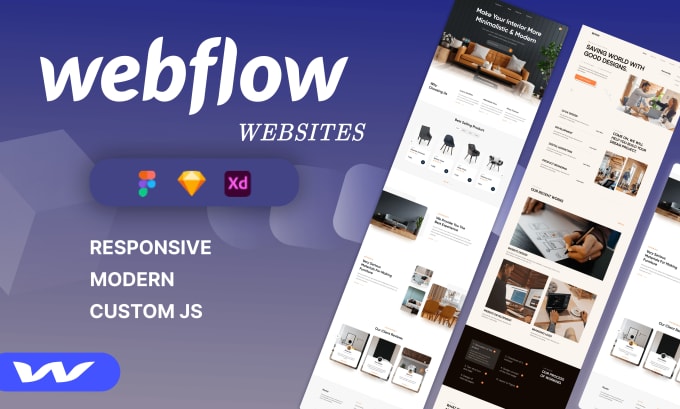 Convert figma to webflow , xd to webflow website by Zakirhussain817 ...