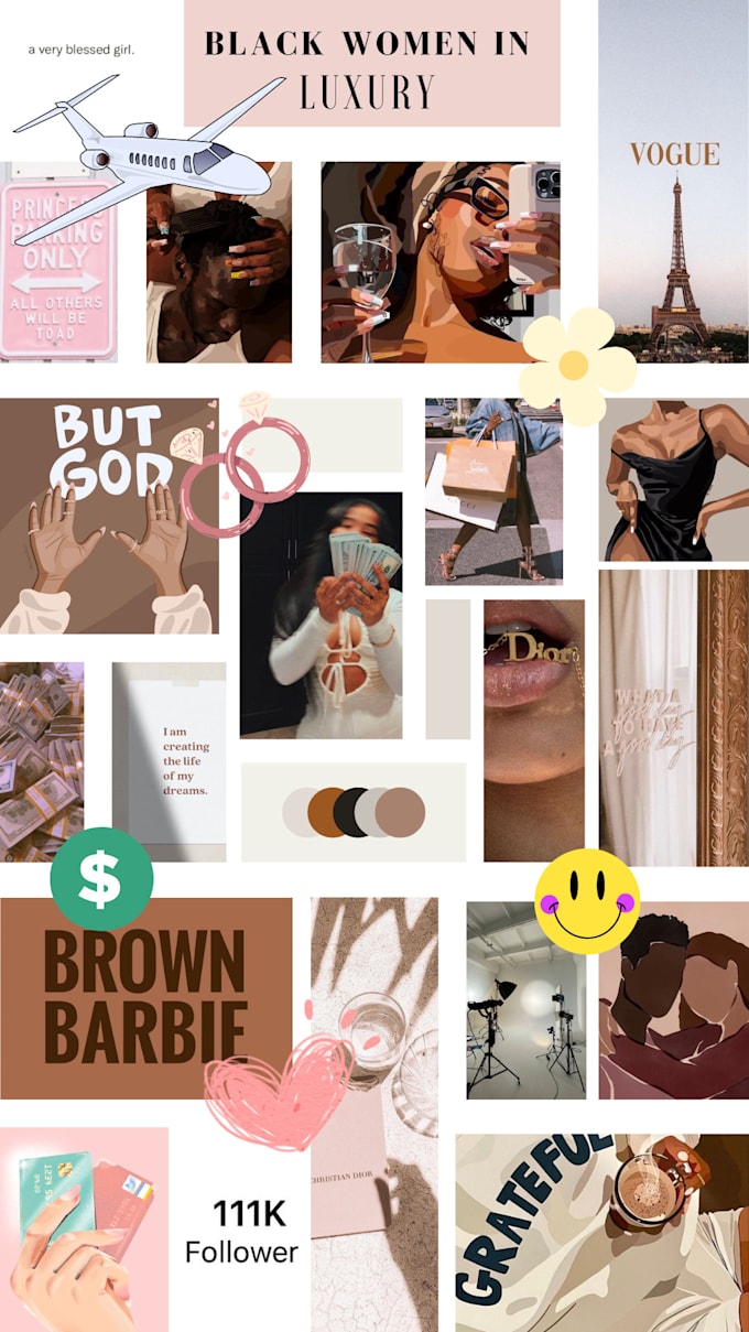 Create your 2023 vision board by Dinajawilson | Fiverr