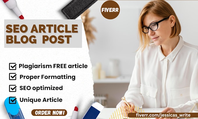 Do creative content writing, blog post writing that ranks by Jessicas ...