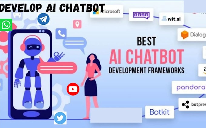 Develop manychat bot, whatsapp bot, youtube bot, chatbot websites, ai ...