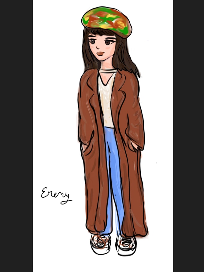 Draw digital paintings and character designing by Erenyfarisart | Fiverr
