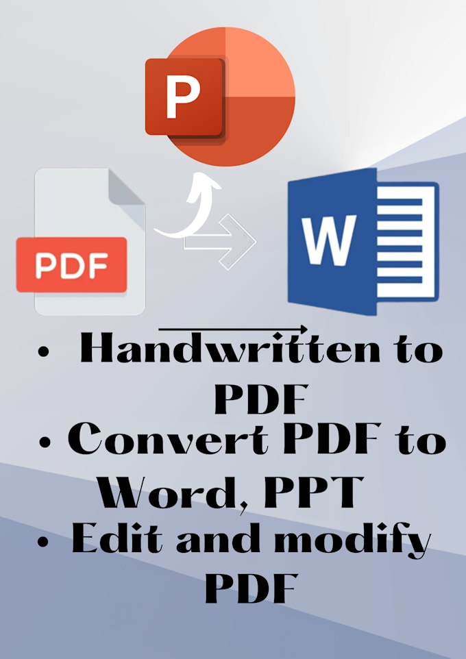 Convert word to pdf, and word to pdf by Noufel212 | Fiverr