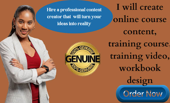 Create online course content, training course, training video, workbook ... Create online course content, training course, training video, workbook ...