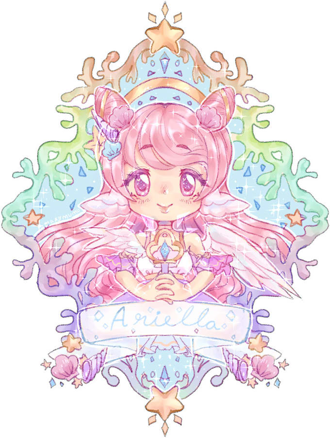 Draw a portrait chibi by Maxymumu | Fiverr