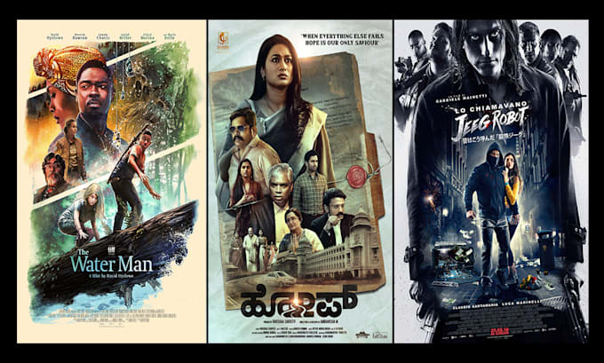 Create professional and unique movie poster design by Musagraphics1 ...