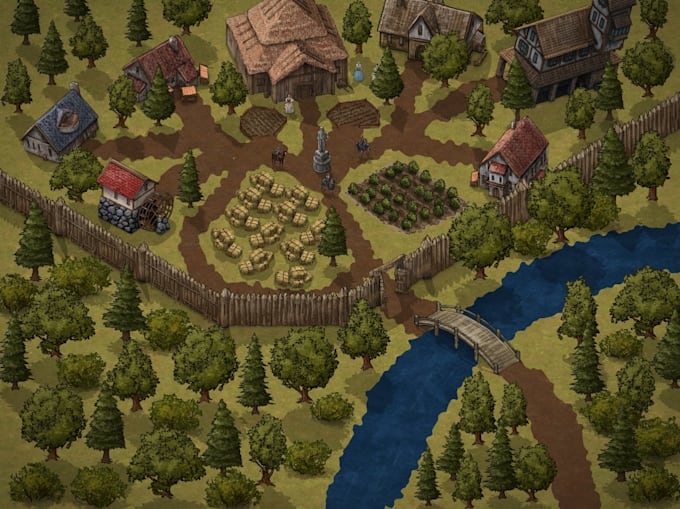 Create dnd battlemaps and worldmaps, please message me before buying by ...