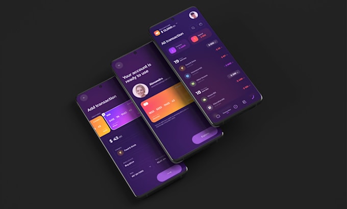 Design app ui ux design or mobile ui ux design by Notgangdesign | Fiverr