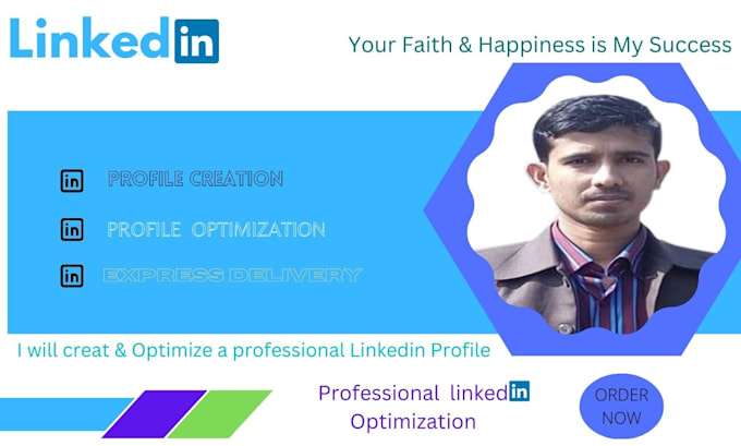 Create and optimize a professional linkedin profile by Ruhuldu1314 | Fiverr