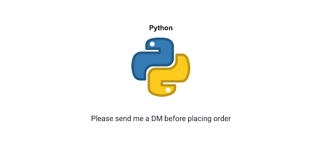 Do any python project by Santhor | Fiverr