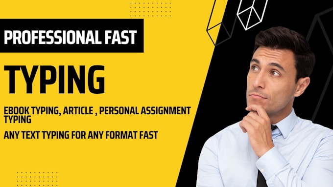 Manually type any text content by Srissubash | Fiverr