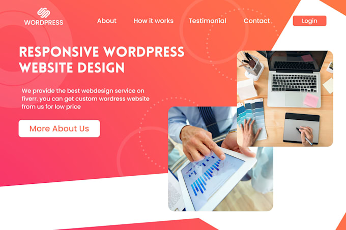 Create a full responsive wordpress website by Webishara | Fiverr