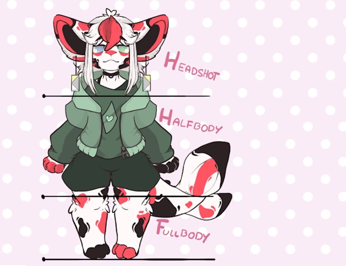 Make a custom 2d furry model to stream by Khoiy5 | Fiverr