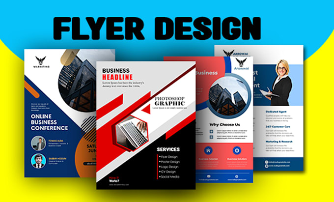 Design an eye catching flyer or poster for your company by ...