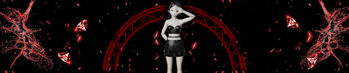 Make you a phonk and hyperpop 3d anime model with a banner included by ...