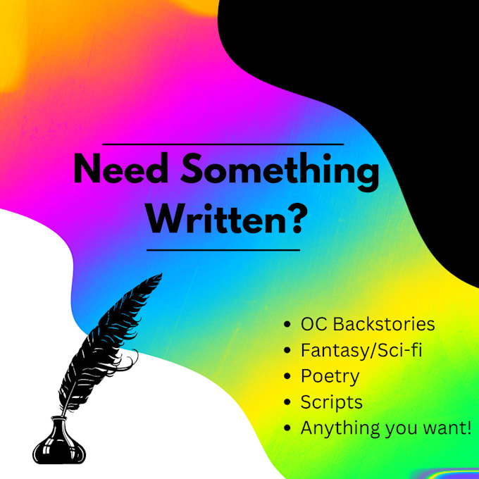 Write you literally anything by Lacain | Fiverr