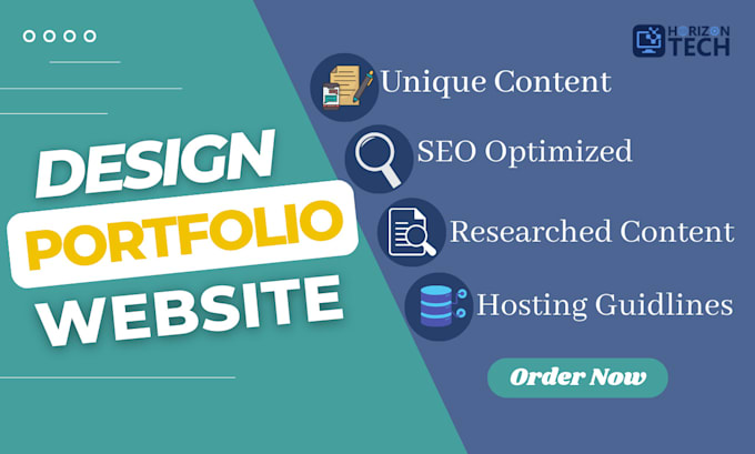 Build Personal Portfolio Website By Horizon Techsol Fiverr